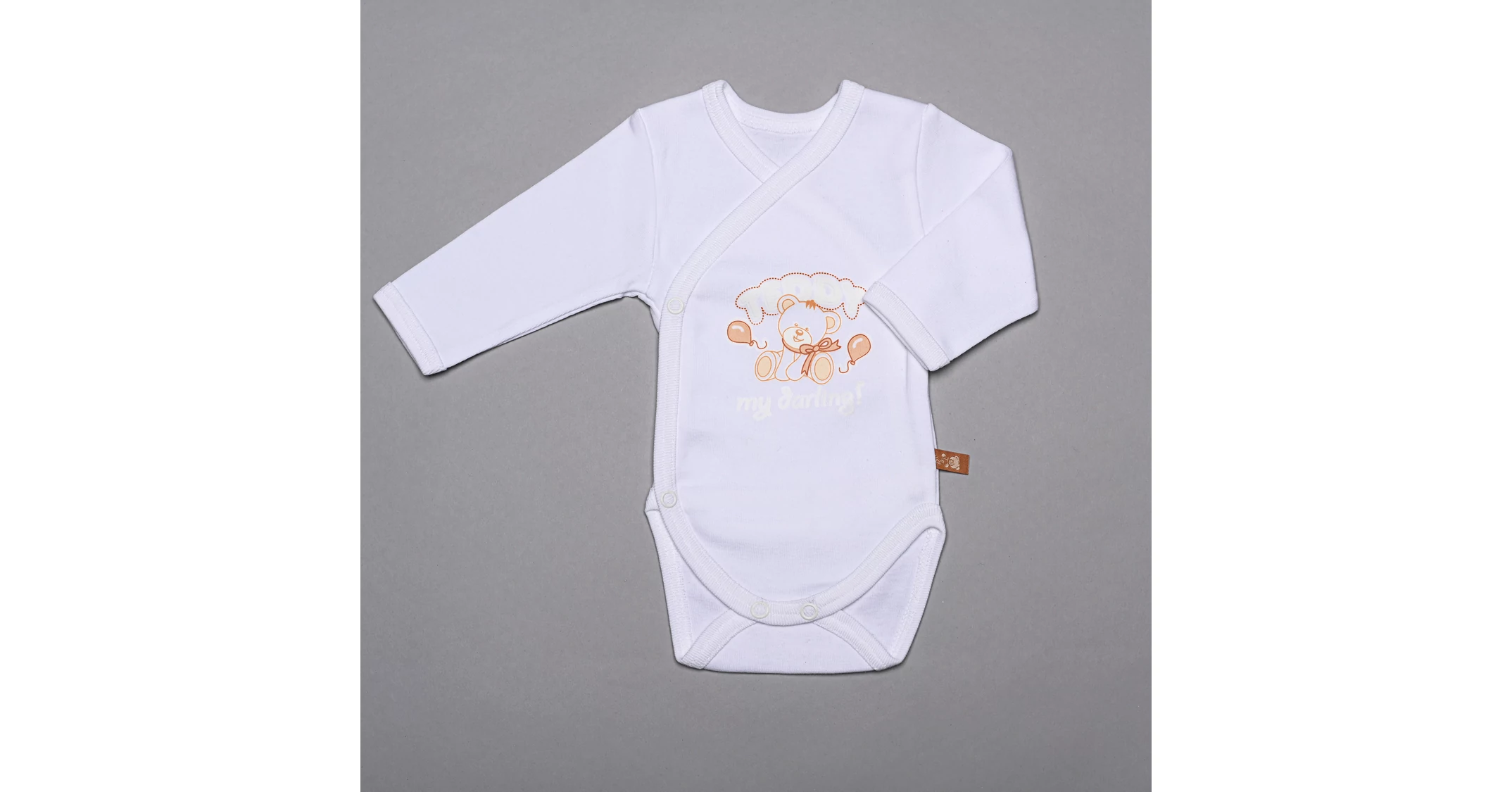 Teddy áthajtós body - Teddy fehér unisex kollekció - TOPP - Zokni ...